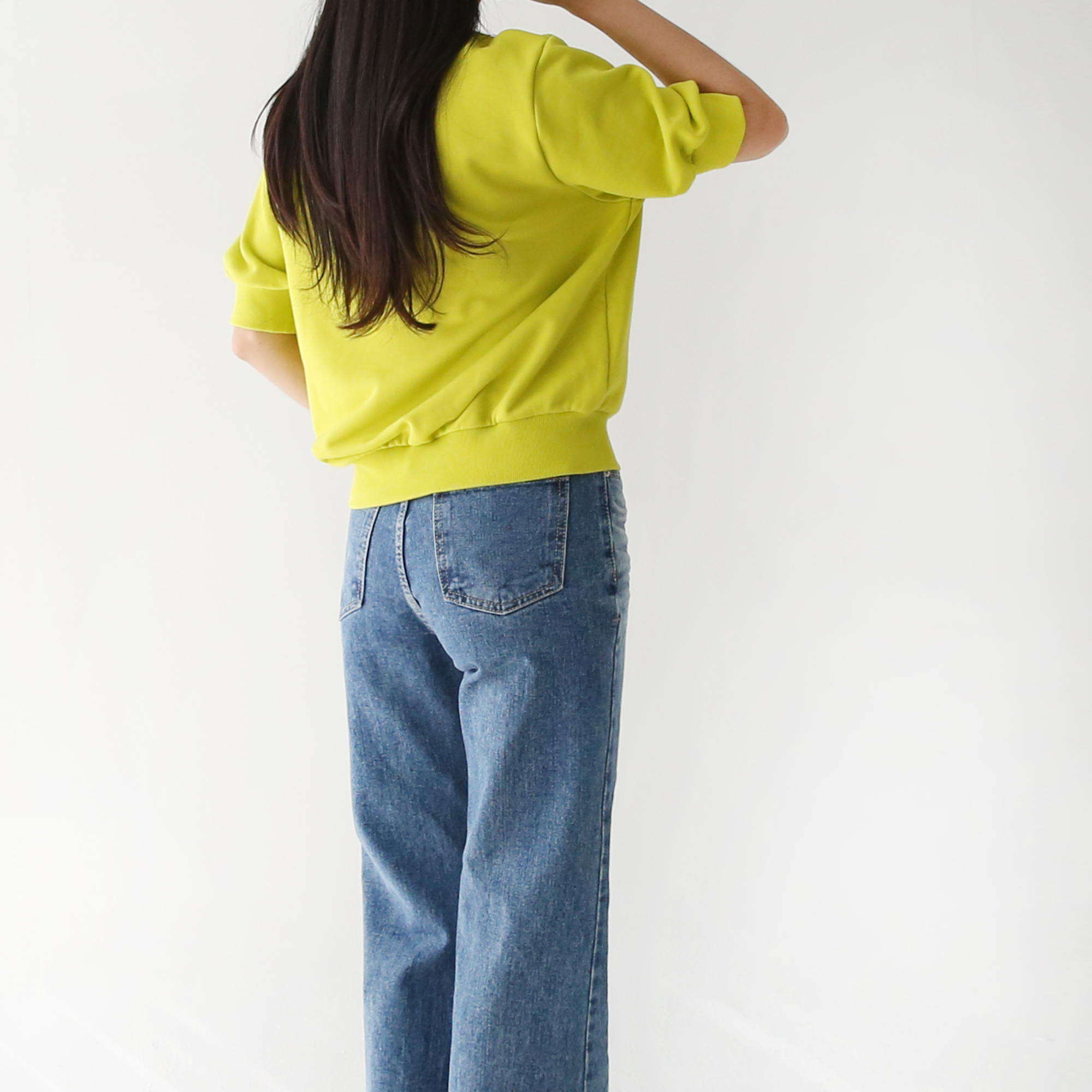 [봉봉 하프슬리브 맨투맨 JBD2TS007]